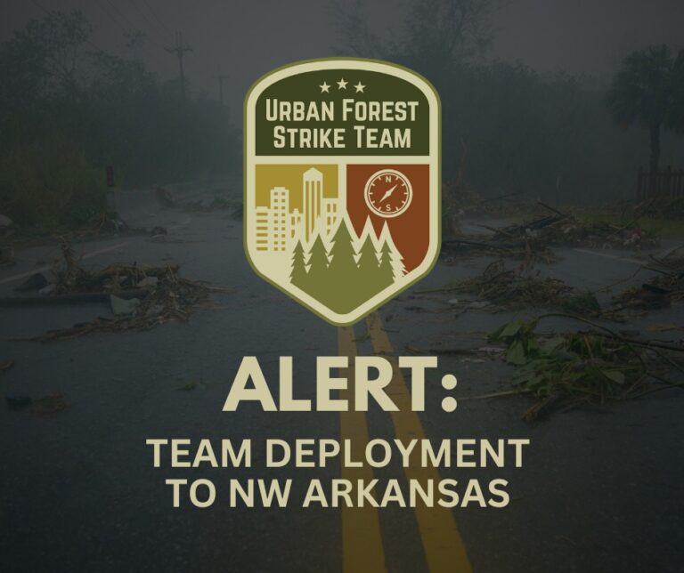 Urban Forest Strike Team deploys to northwest Arkansas for post-tornado ...